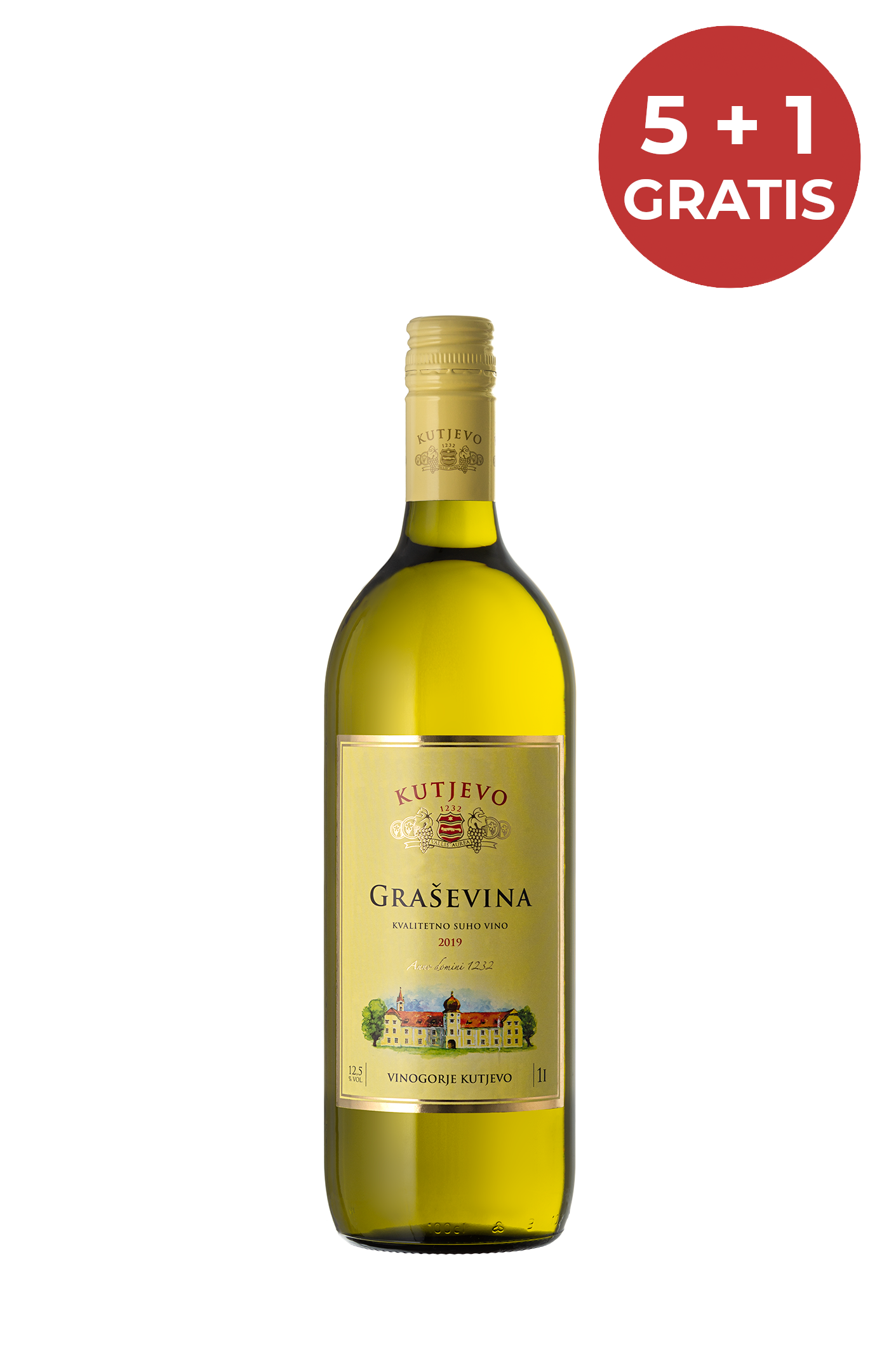 Kutjevo - Graševina 1l - QUALITY